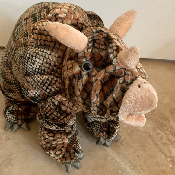 Fiesta | Toys | Triceratops Dinosaur Brown Plush 5 Fiesta Stuffed ...